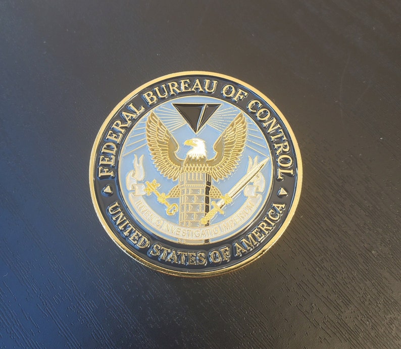 Federal Bureau of Control Coin - Etsy