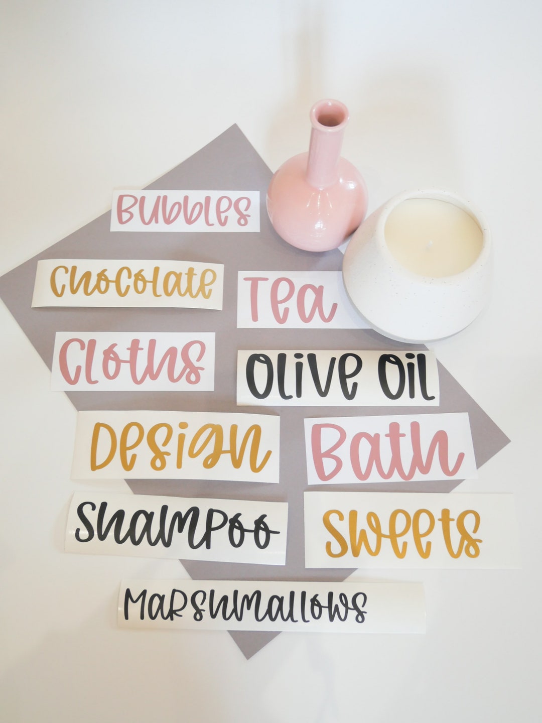 Personalised Vinyl Labels, Pantry Label, Mrs Hinch Labels, Vinyl ...