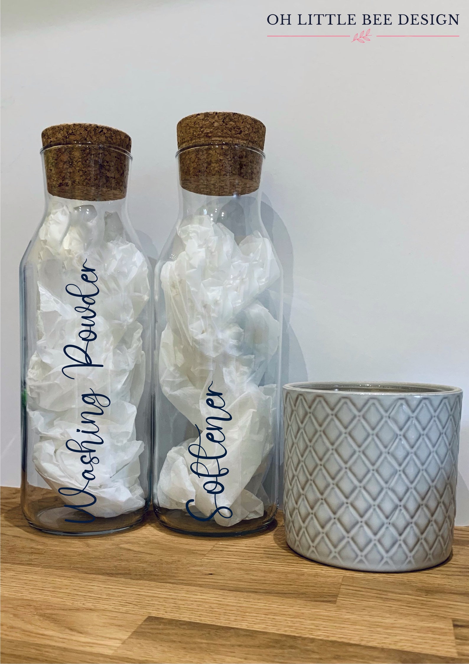 Personalised Glass Storage Carafe 1L. Eco Friendly Glass Jar | Etsy