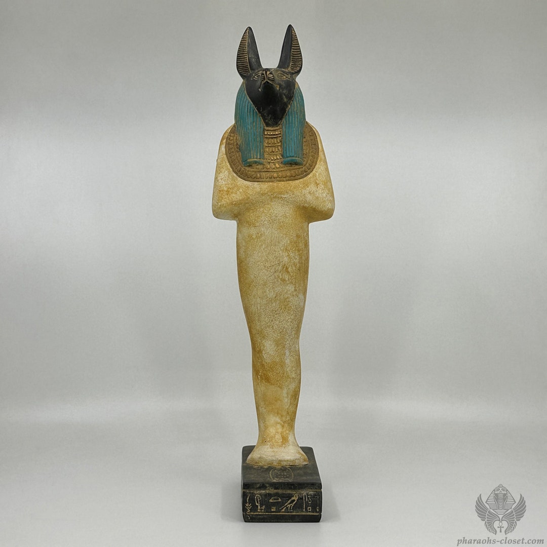 The Blessed Anubis Unique Egyptian Statue of God Anubis in His Blessing ...