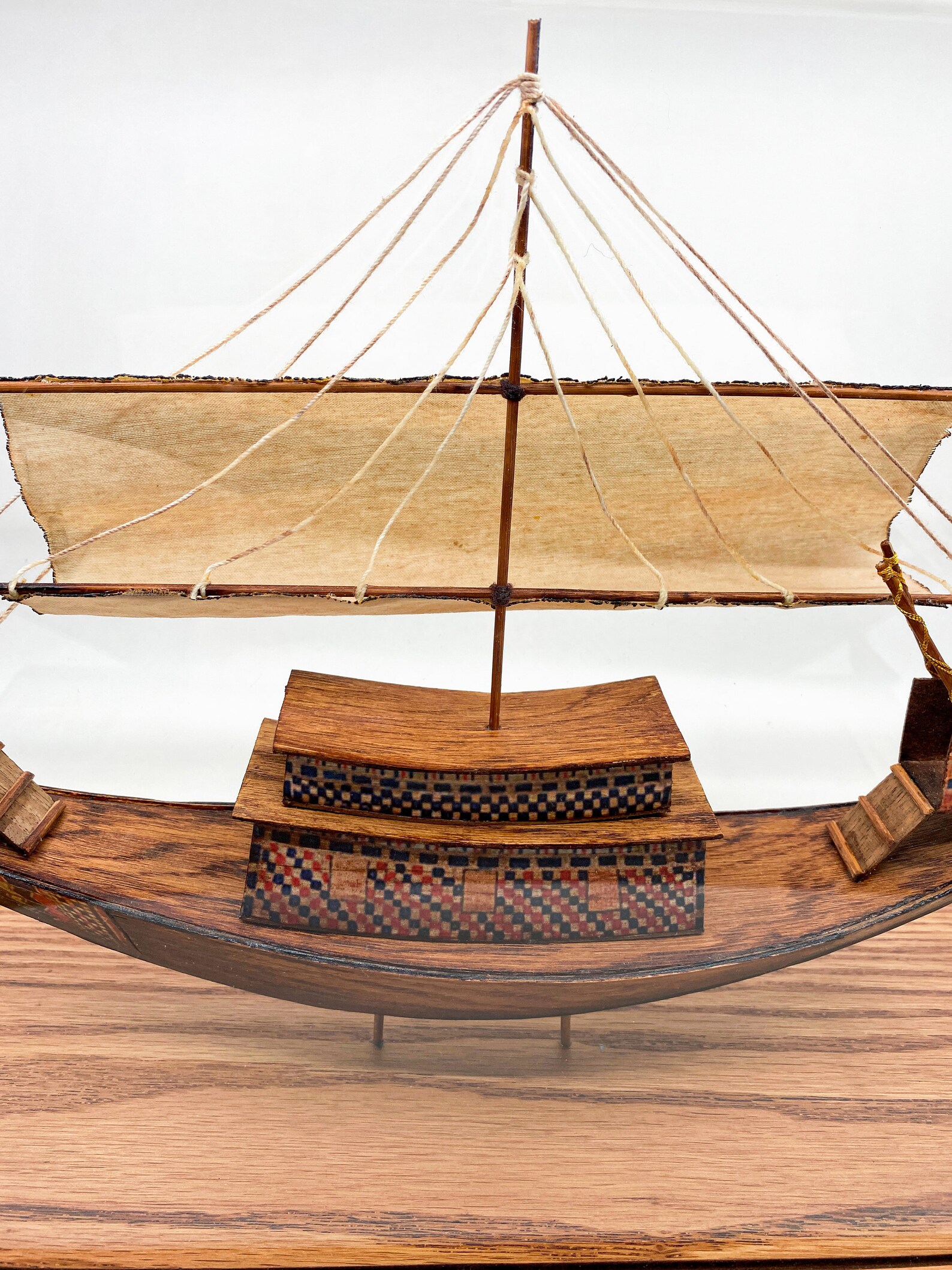 Large Tutankhamun Solar Ship Unique Ancient Egyptian Wooden - Etsy