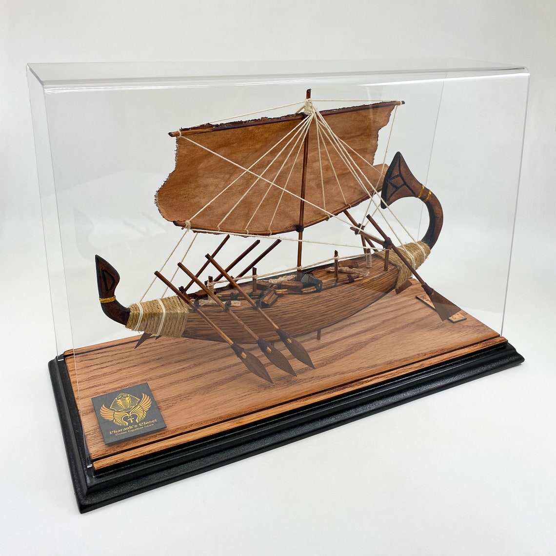 The Royal Ship of Pharaoh Tutankhamun - Unique Ancient Egyptian Wooden ...