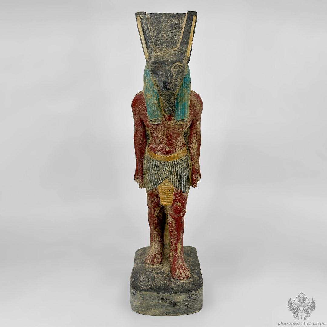 Powerful Stone Statue of God Set - Egyptian God Sutekh - God Seth ...