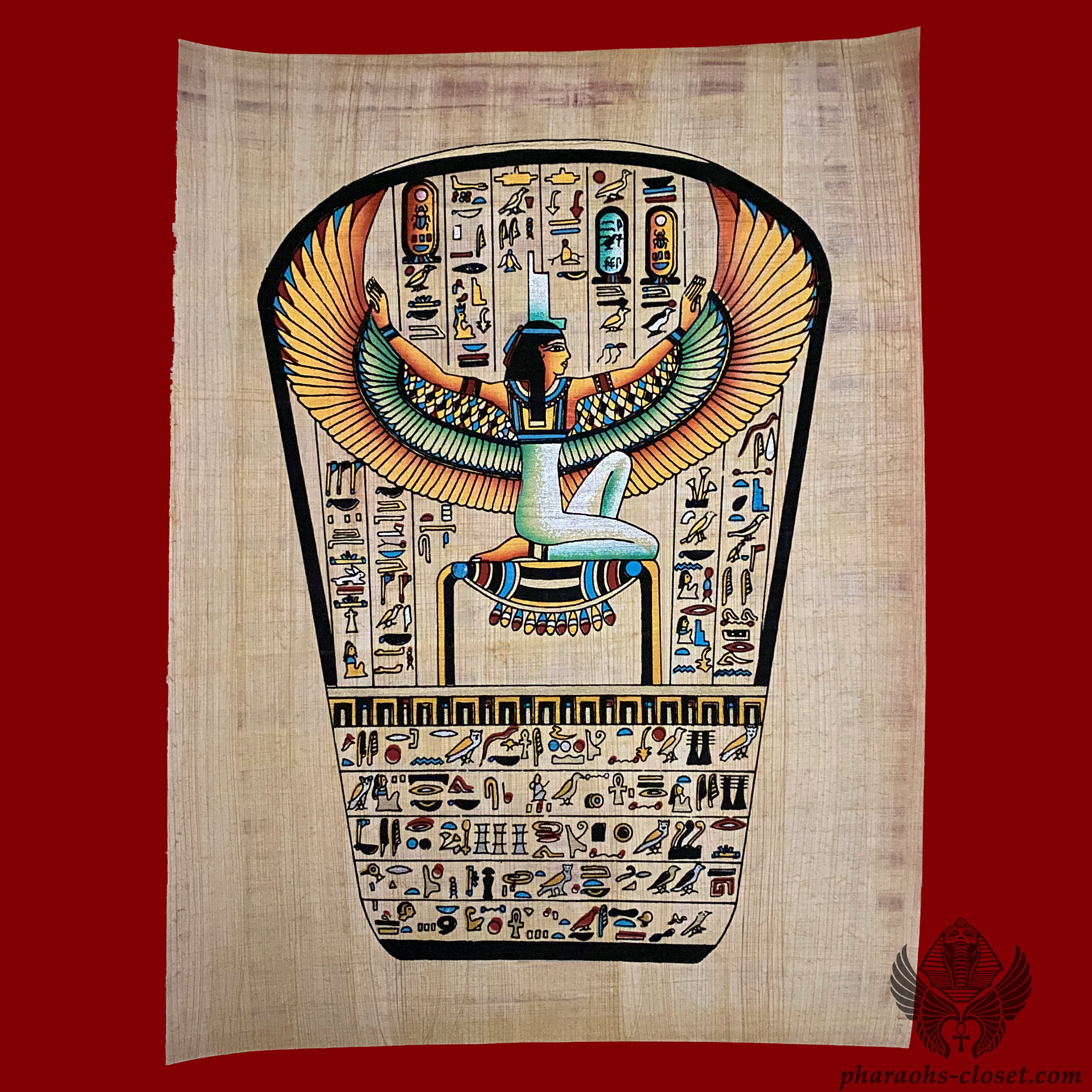 Goddess Isis Papyrus