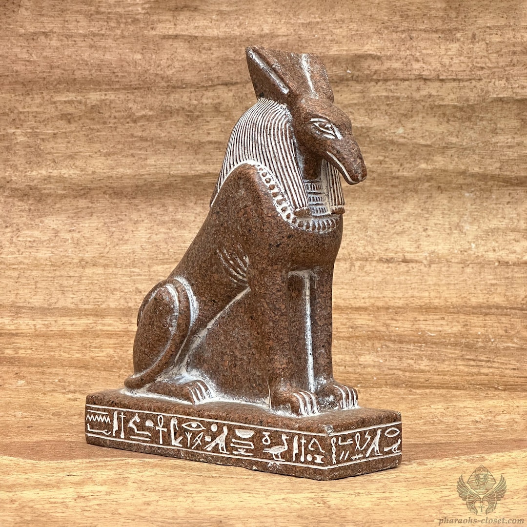 Rare Granite Statue of God Set - Egyptian God Sutekh - God Seth ...