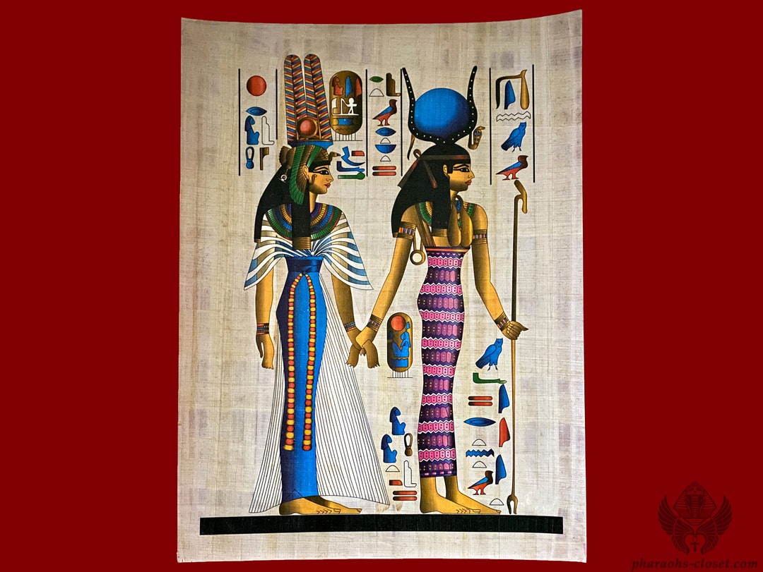 Queen Nefertari and Goddess Isis Sacred Ritual - Ancient Egyptian ...