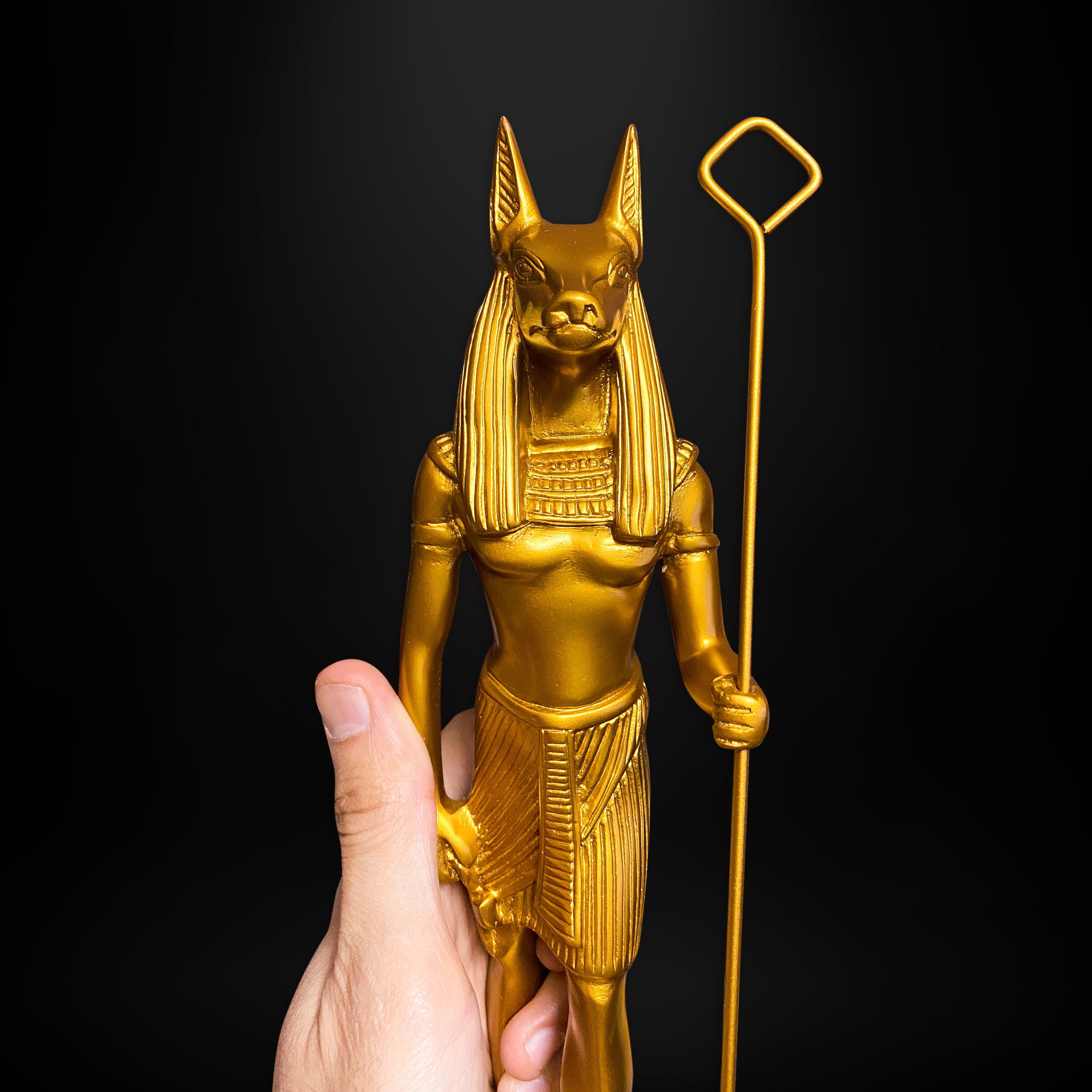 The Golden Anubis the Cosmic Lord of the Afterlife Unique - Etsy
