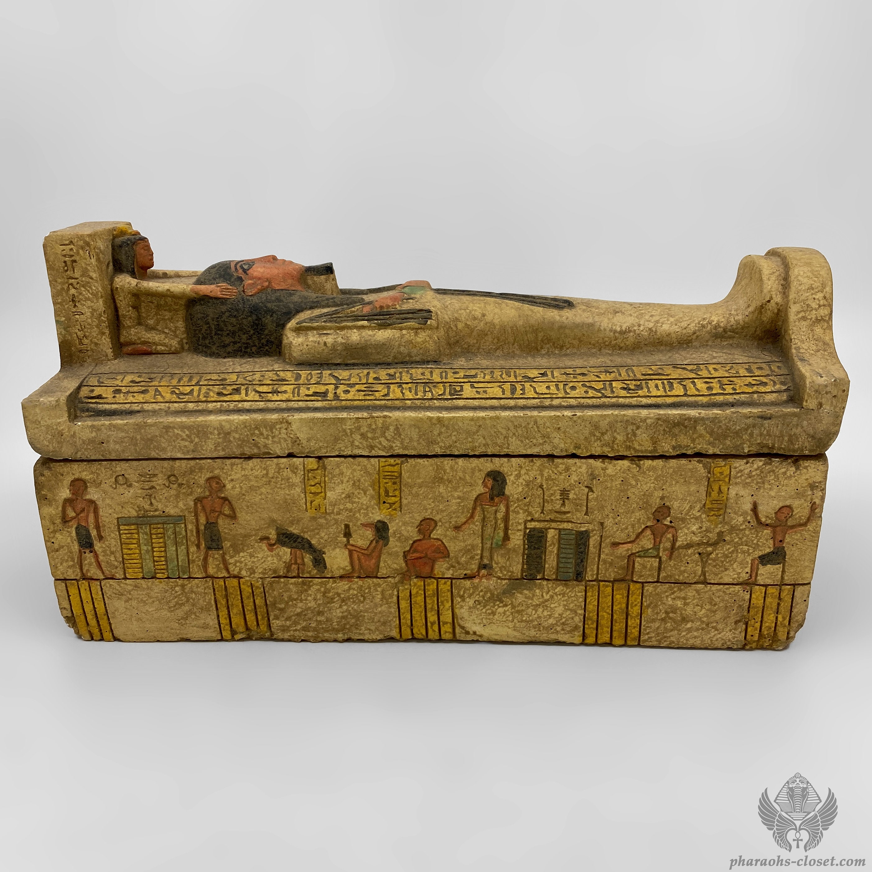 The Eternal Sarcophagus of Osiris the Egyptian Lord of the - Etsy