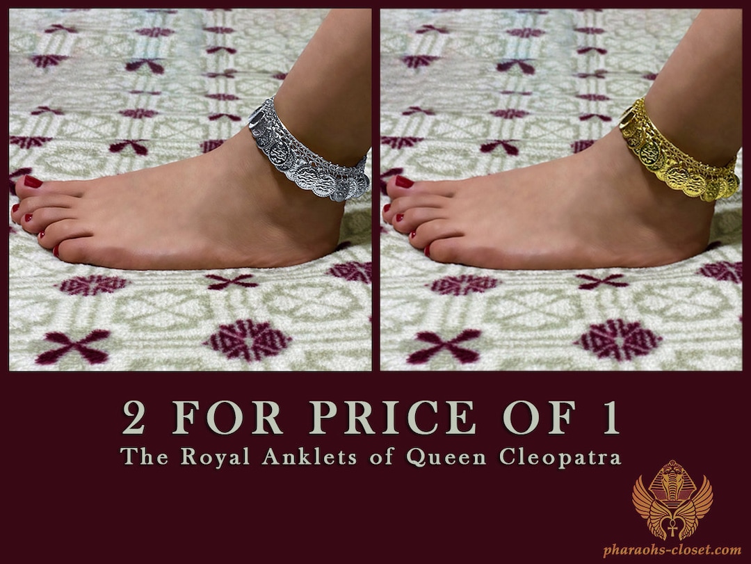 The Royal Anklets of Queen Cleopatra - 2 for Price of 1 - Egyptian ...