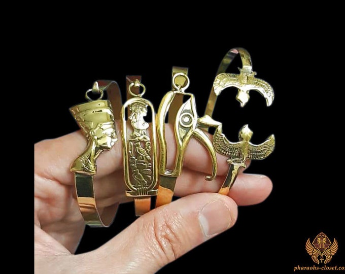 The Magical Bracelets of Isis- Set of 4 Charming Egyptian Bracelets of ...
