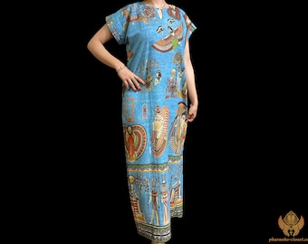 Unique Egyptian Goddess Isis Dress Divine Egyptian Kaftan | Etsy