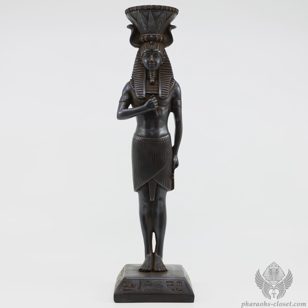 Black Thutmose - Rare Black Egyptian Statue of Pharaoh Thutmose III ...