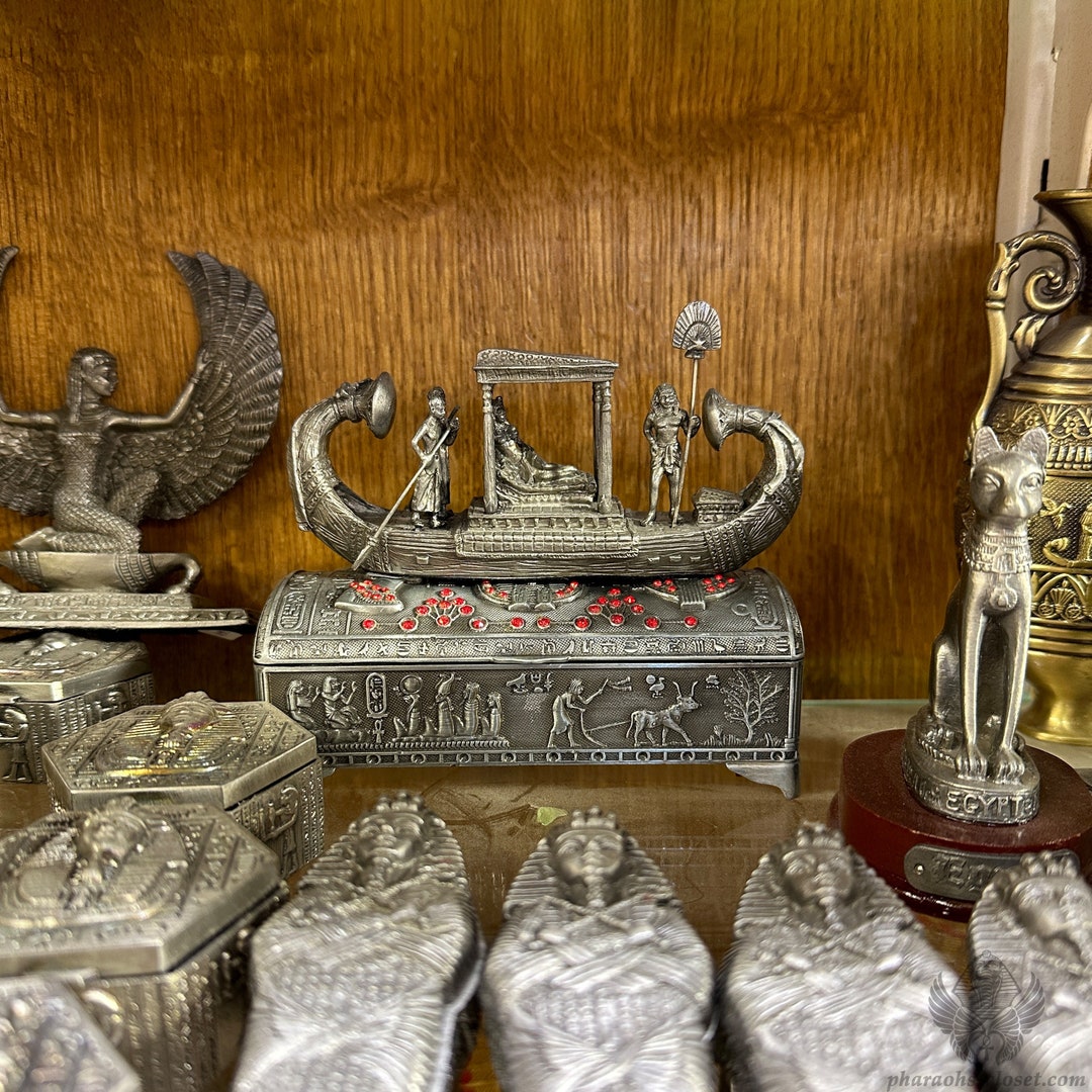 The Sacred Solar Ship of Cleopatra - Unique Small Ancient Egyptian ...