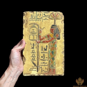 Rare Egyptian Tablet of Goddess Seshat for Wisdom and Enlightenment ...
