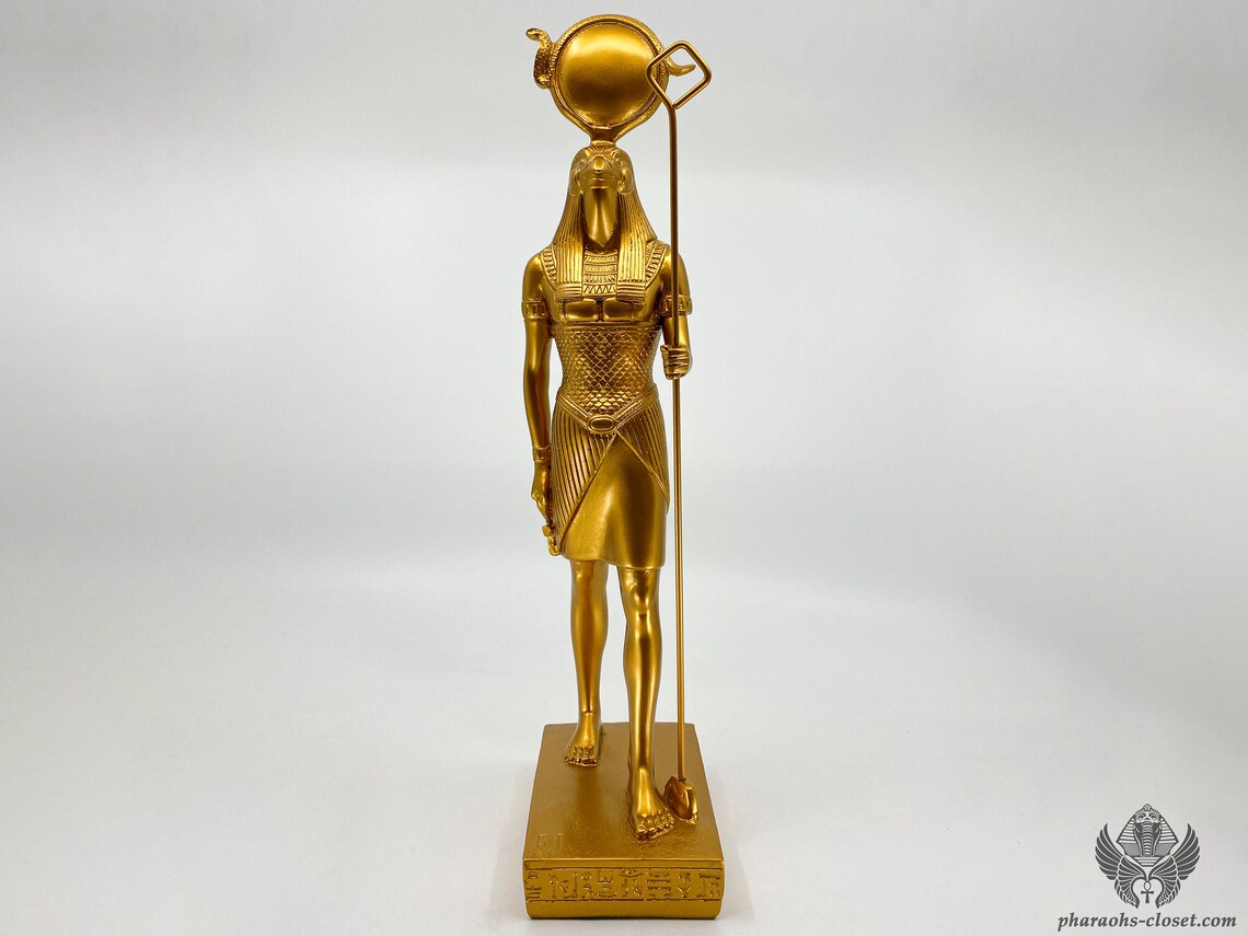 The Golden Ra Statue the Finest Example of Egyptian Art | Etsy
