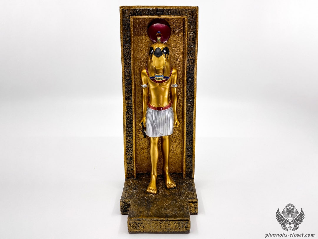 The Golden Gate of Horus Statue Unique Egyptian Statue of - Etsy