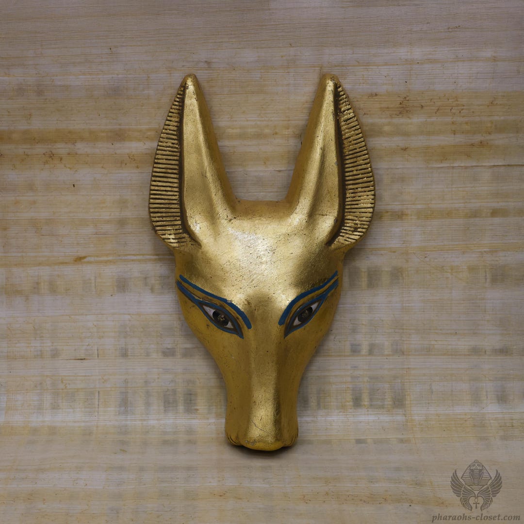 The Protective Face of Anubis Wall Hanging Sculpture of Anubis Face for ...