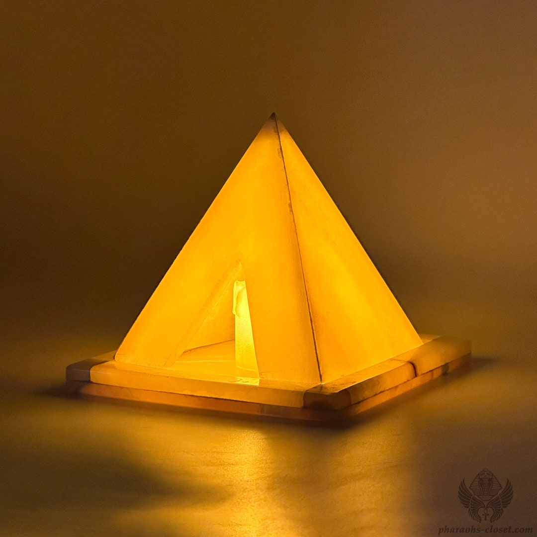 Unique Egyptian Alabaster Pyramid for Healing - Egyptian Pyramids for ...