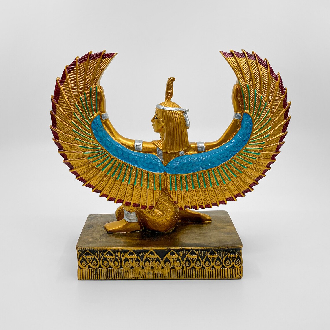 Unique Goddess Maat Statue - Available in Gold and Black - Ancient ...
