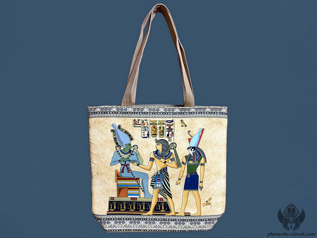 Tutankhamun, Horus and Osiris Egyptian Shoulder Bag for Men and Women ...