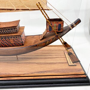 Large Tutankhamun Solar Ship - Unique Ancient Egyptian Wooden Solar ...