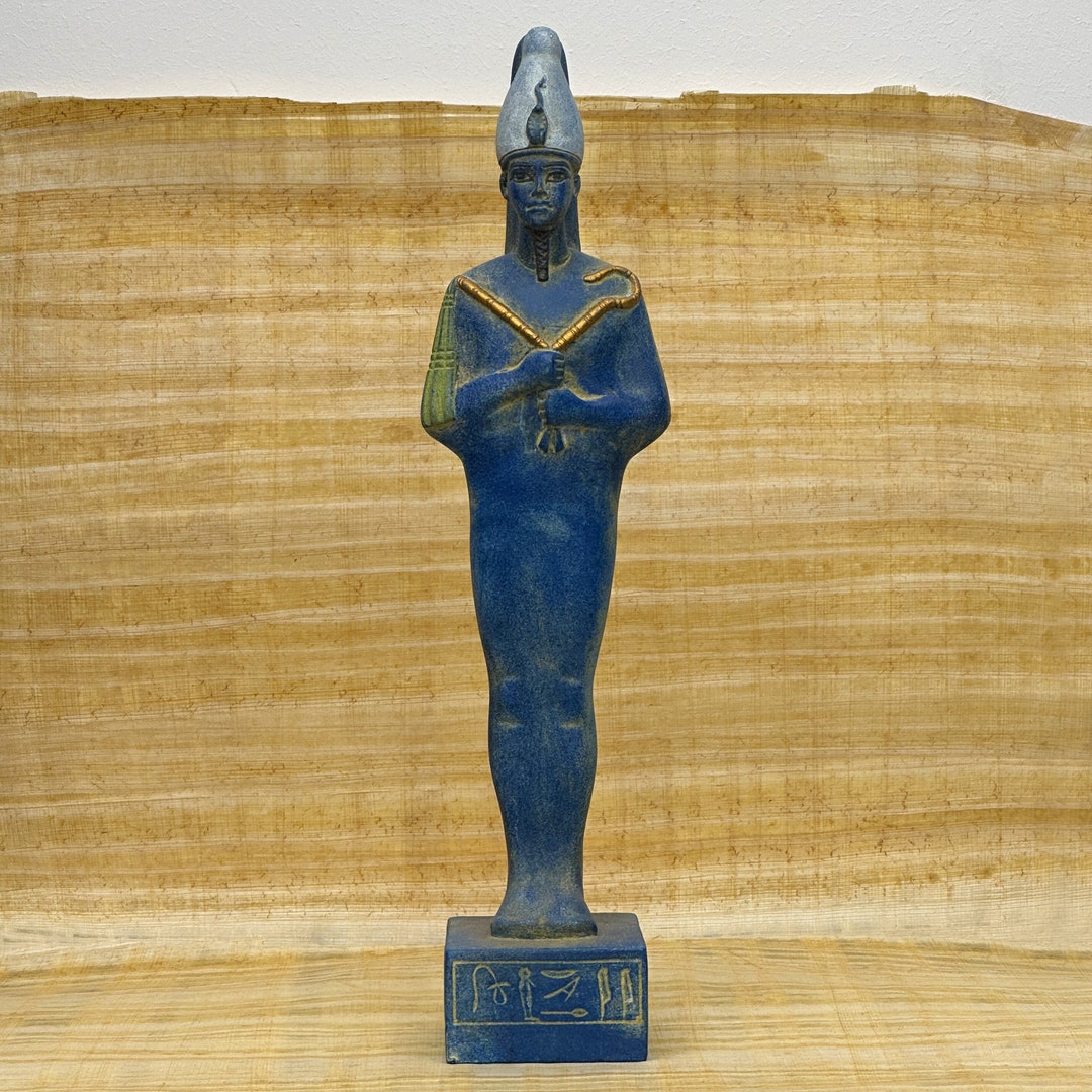 Osiris the Lover Bringer Statue - Egyptian Twin Flame Statue - Stone ...