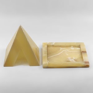 Unique Egyptian Alabaster Pyramid for Healing - Egyptian Pyramids for ...