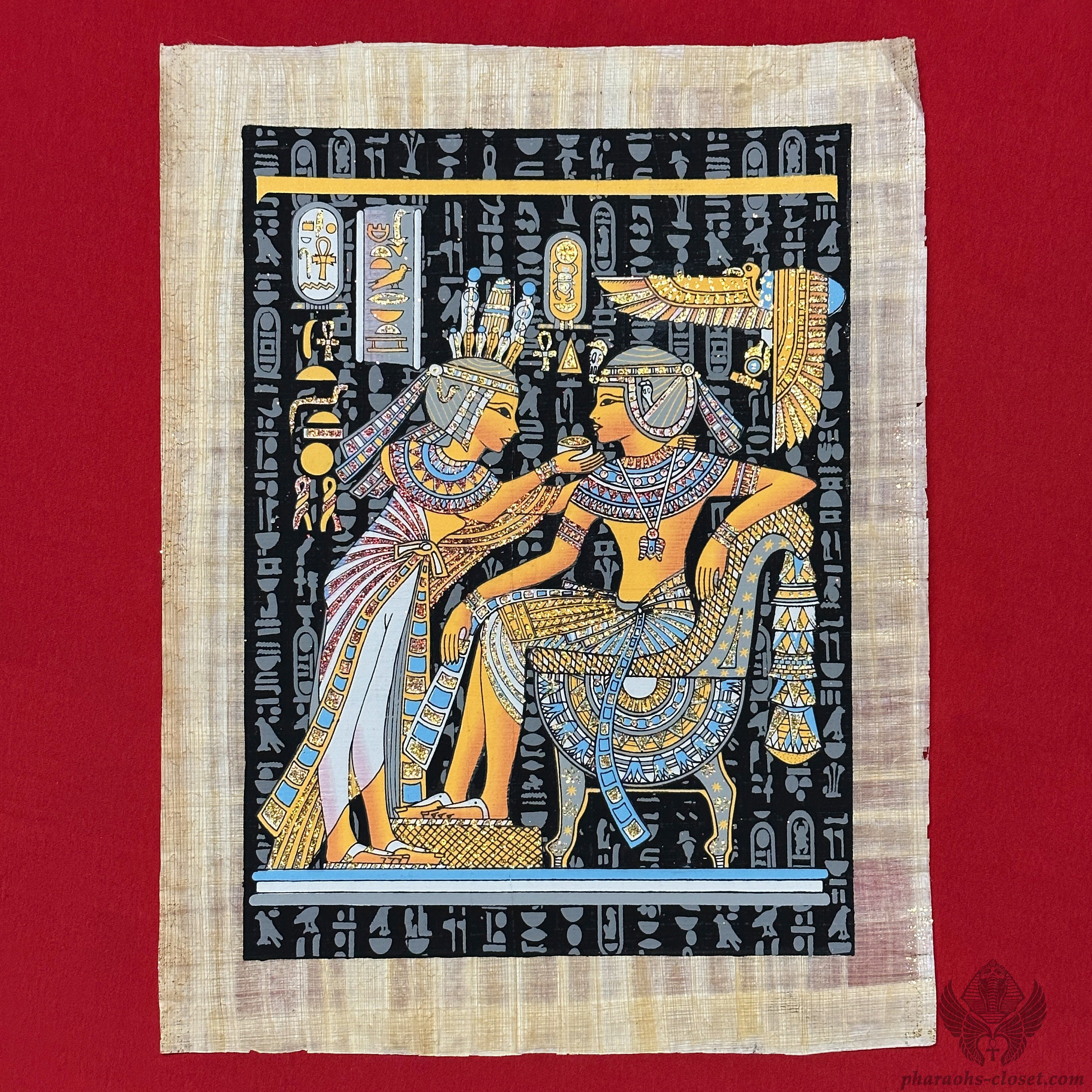 Ancient Egyptian Papyrus Paintings