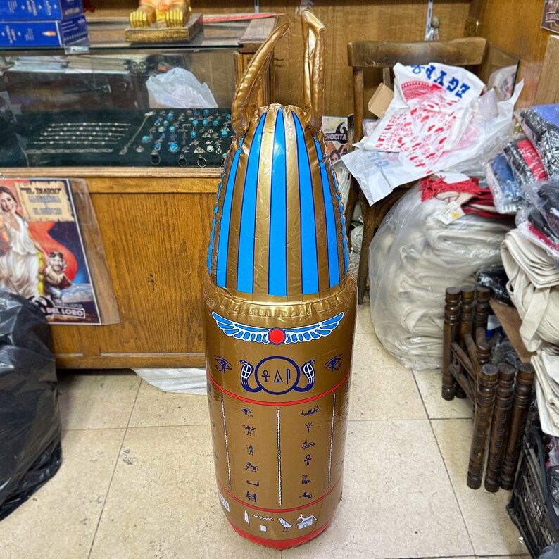 Rare Inflatable Anubis Statue - Large Egyptian Inflatable Anubis Figure ...