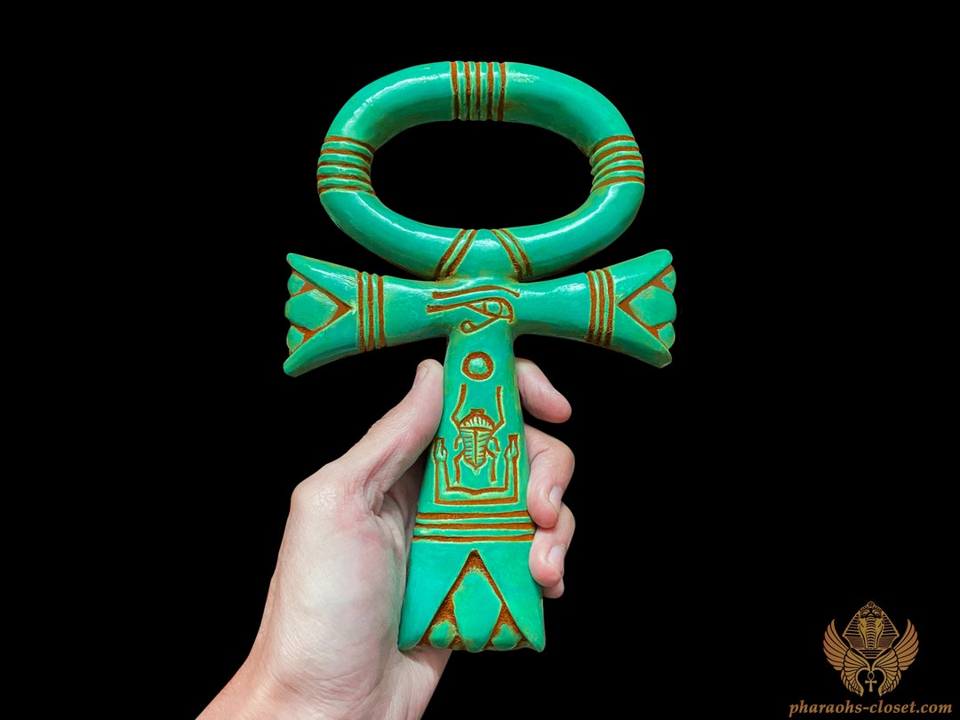 The Green Spirit Egyptian Ankh of Life - A Power Egyptian Cross for ...