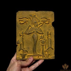 Egyptian Wall Plaque of Osiris the Tablet of Osiris A - Etsy