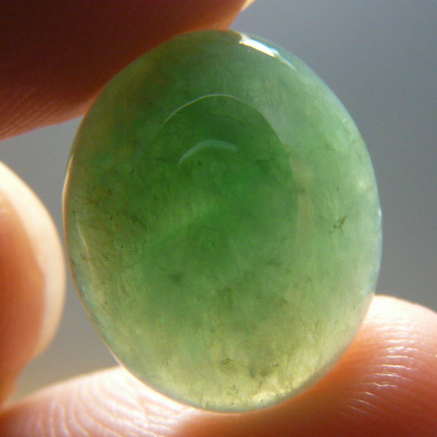 9.10 CT Burmese Jadeite Jade Gemstone / Green Jadeite Cabochon | Etsy