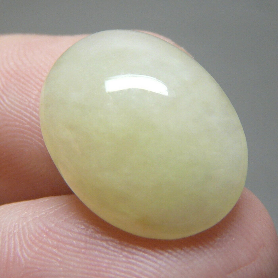 Piedra de jade amarilla, cabujón de jade amarillo, piedra preciosa de ...