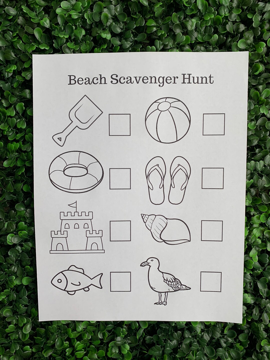 Scavenger Hunt, Beach Scavenger Hunt, Beach Activities, Toddler ...