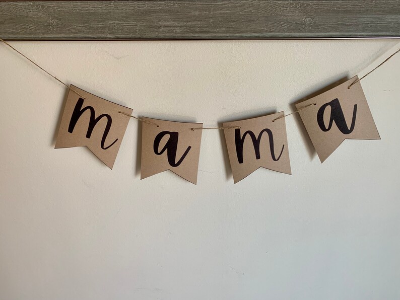 Mama Banner Mothers Day Banner Mothers Day Baby Shower - Etsy