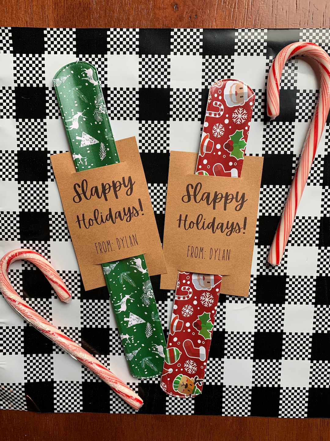 Christmas, Christmas Gift, Class Christmas Gift, Slappy Bracelet, Merry ...