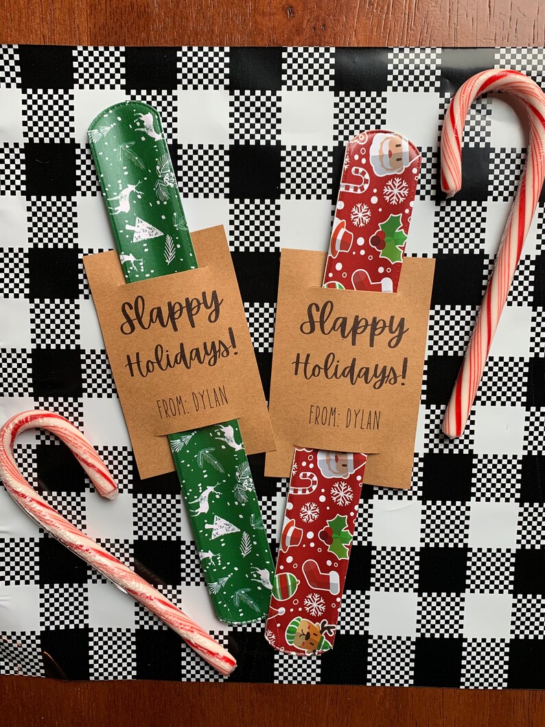 Christmas Class Gift, Class Christmas Gift, Slappy Bracelet, Merry ...