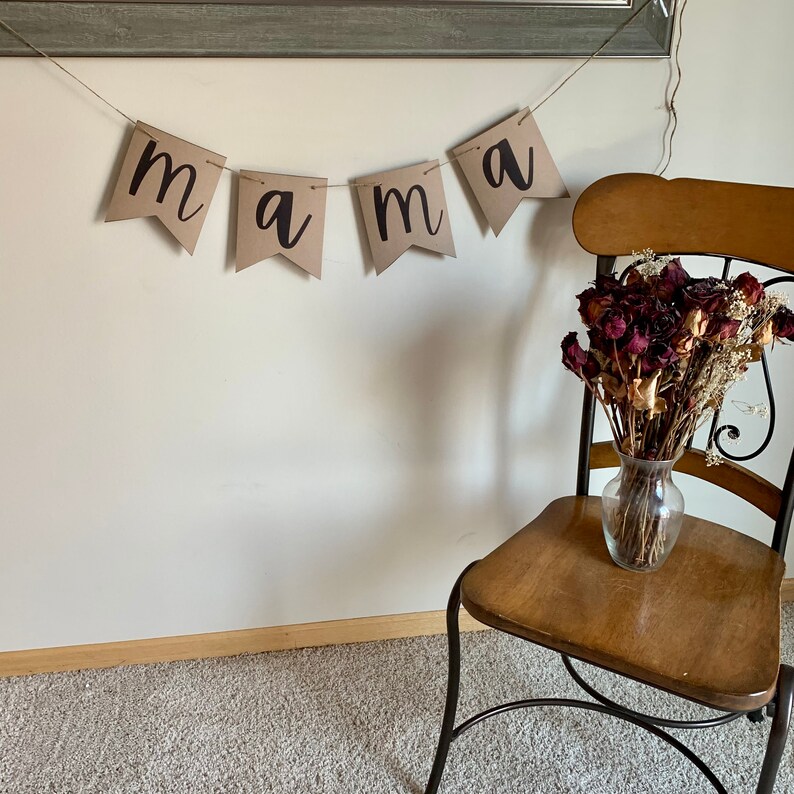 Mama Banner Mothers Day Banner Mothers Day Baby Shower - Etsy