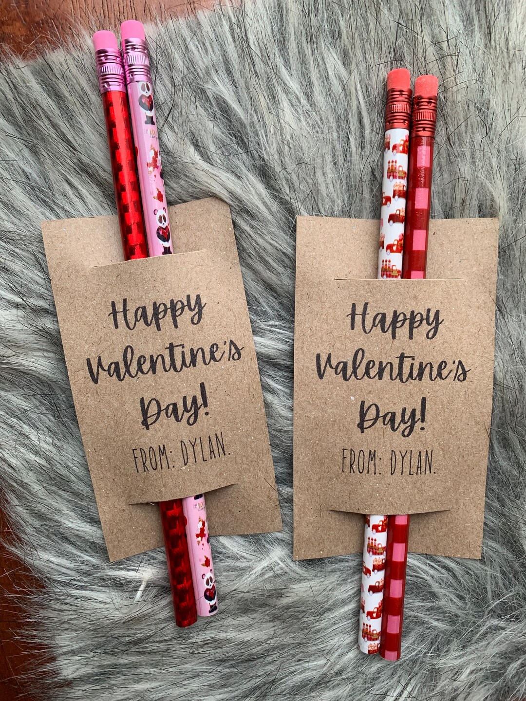Valentine, Pencil Valentine, Class Valentine, Valentine’s Day ...