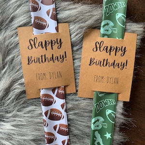 Football Birthday Favors Football Theme Party Football Bracelet ...
