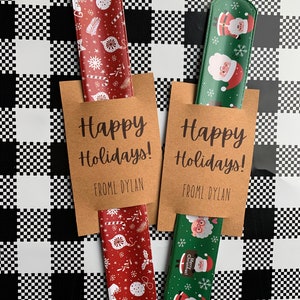 Christmas Class Gift, Class Christmas Gift, Slappy Bracelet, Merry ...