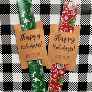 Christmas, Christmas Gift, Class Christmas Gift, Slappy Bracelet, Merry ...