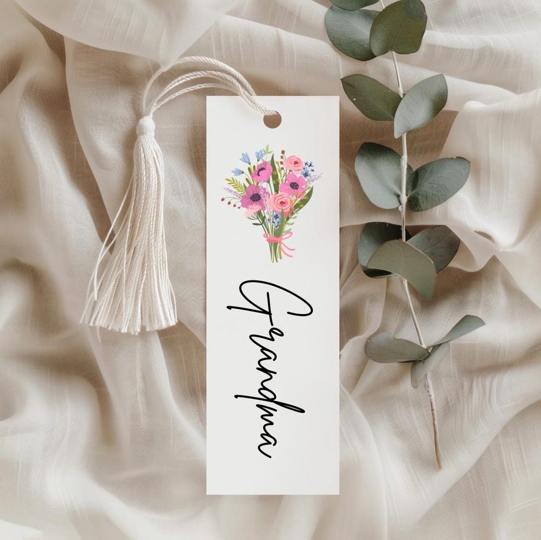 Mother's Day, Grandma Bookmark, Printable Bookmark, Best Grandma Ever ...