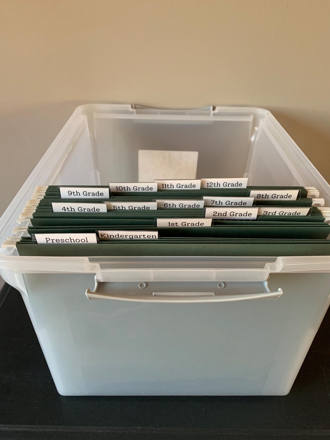 Milestone Tote Labels, Kids School Box, Memory Box, Folder Labels, DIY ...