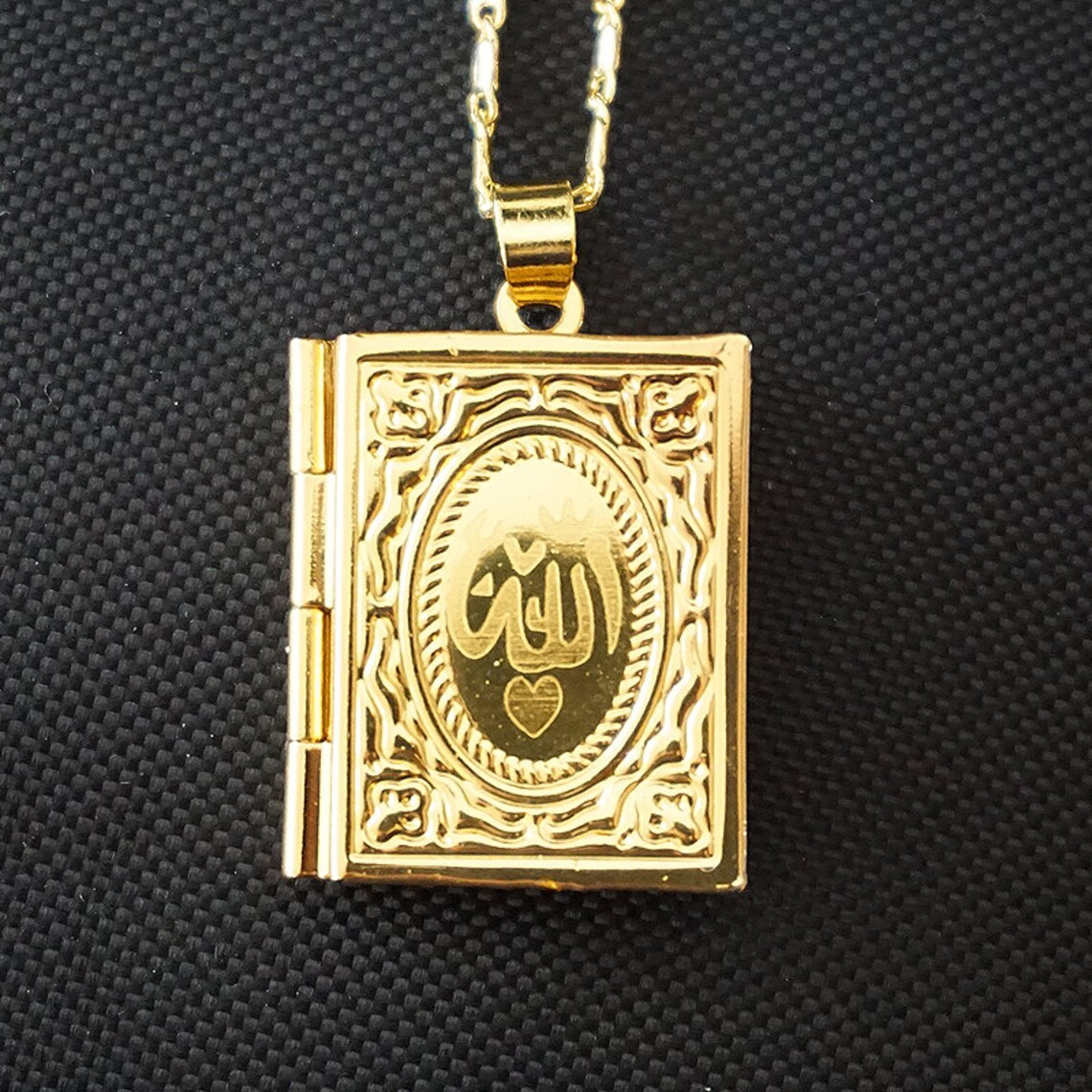 Islam Allah Muslim Necklace Openable Pendant Necklace Locket - Etsy Canada