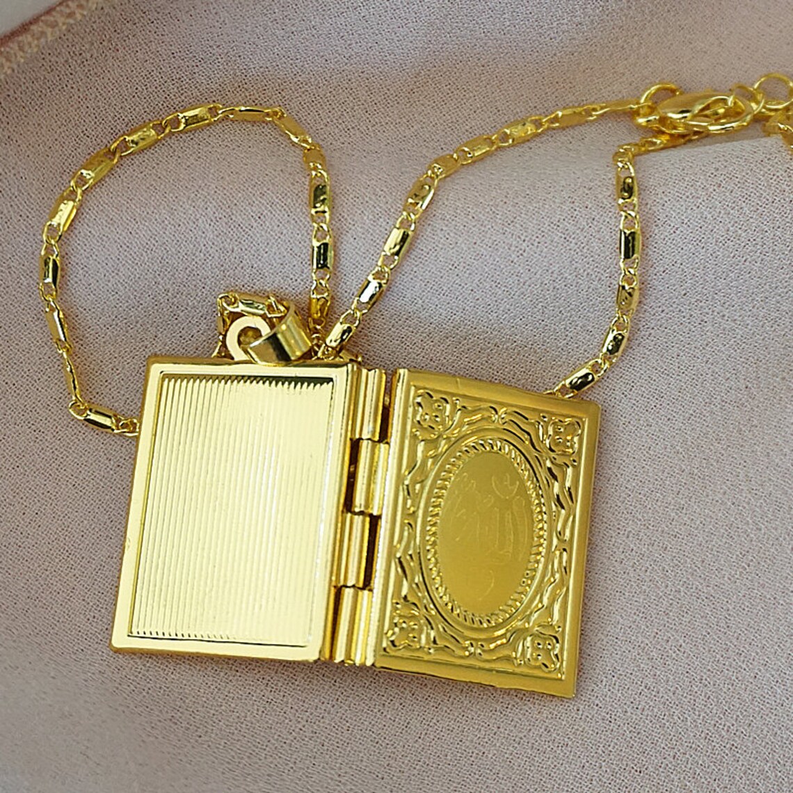 Islam Allah Muslim Necklace Openable Pendant Necklace Locket - Etsy Canada