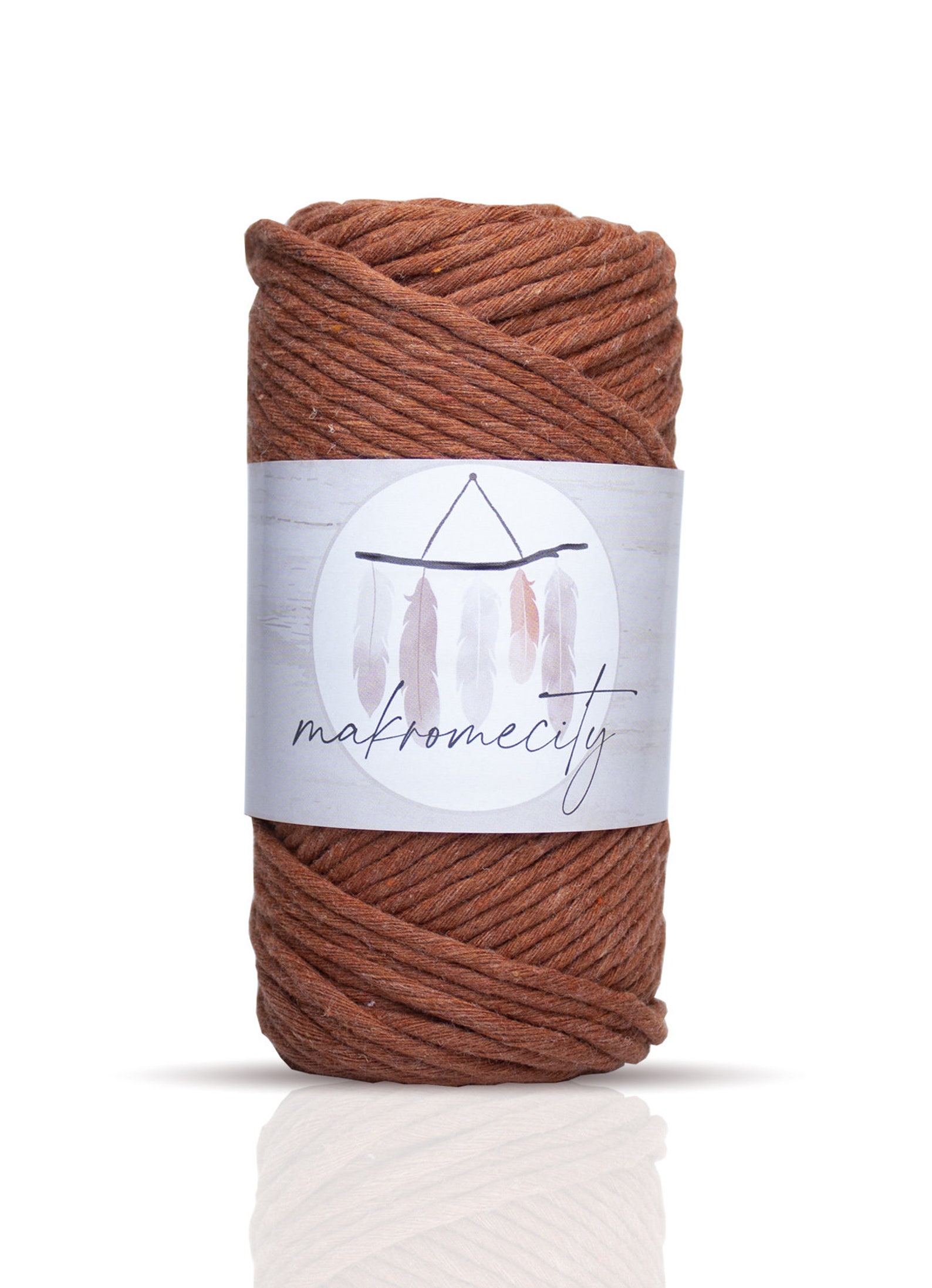 Makramee Garn 3mm set verschiedene Farbe 90m x 2 Stück DIY | Etsy