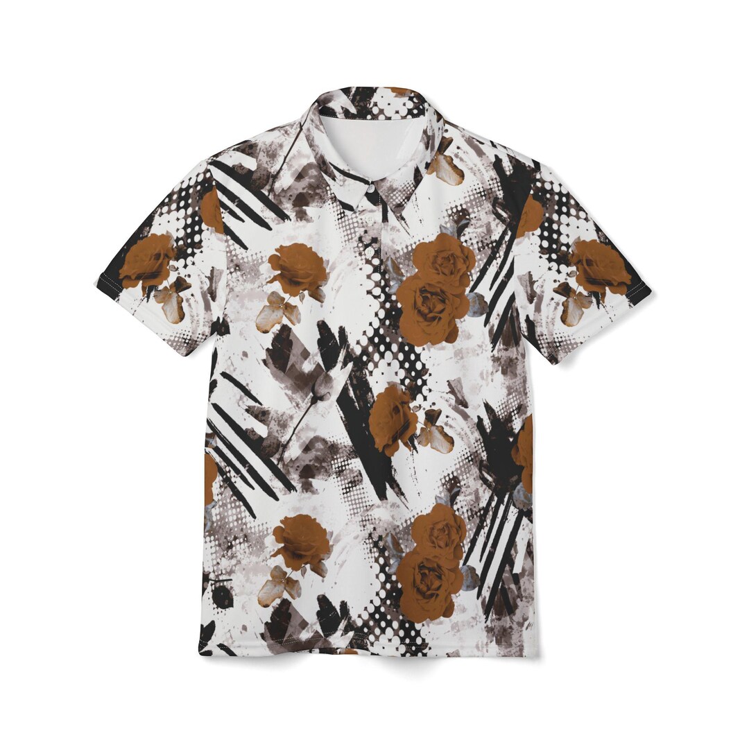 Abstract Roses Premium Unisex Polo Shirt - Etsy