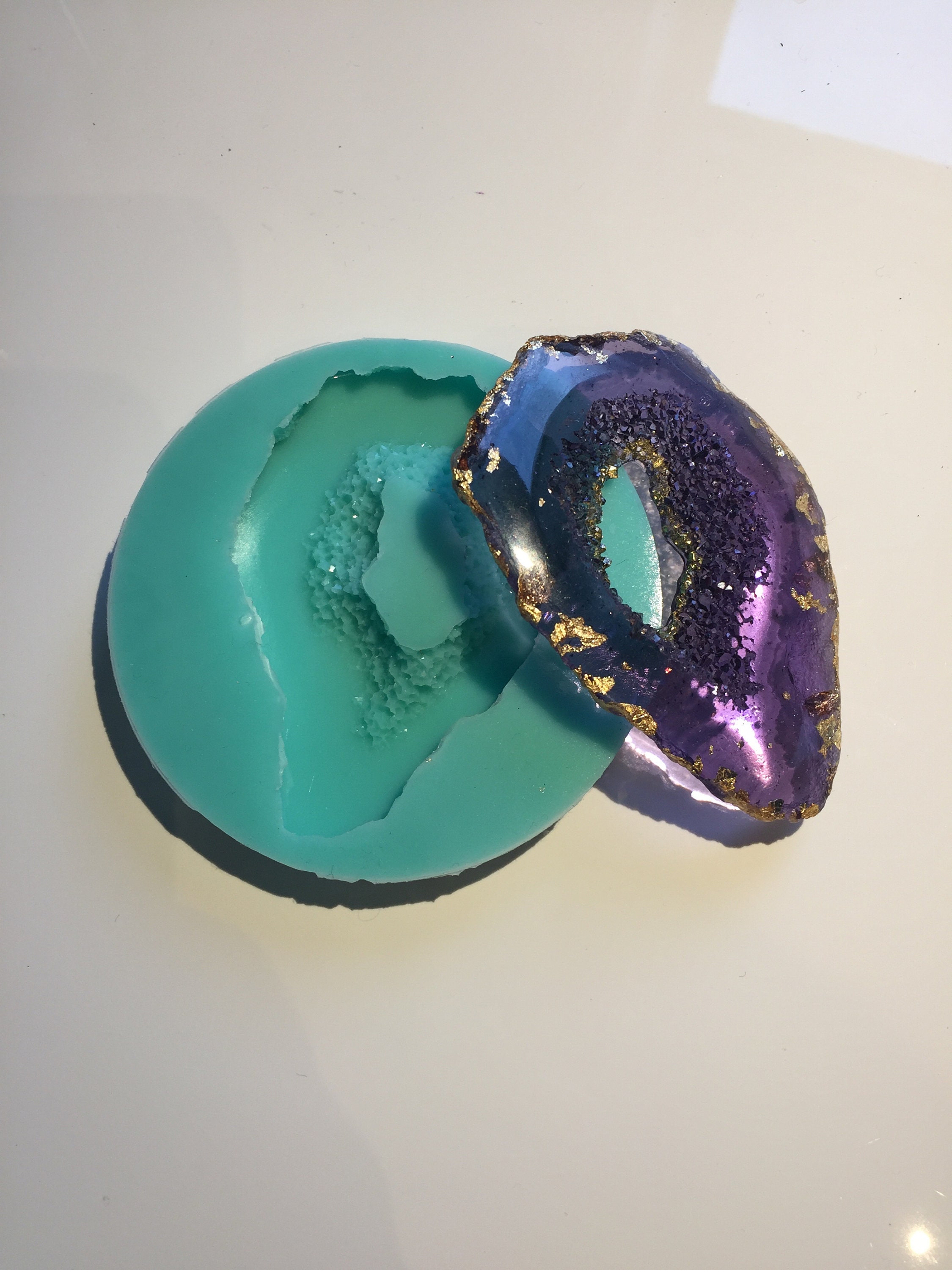 Geode Silicone Mold / Resin Mold - Etsy UK