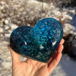 Crystal Heart Silicone Mold / Resin Mold - Etsy